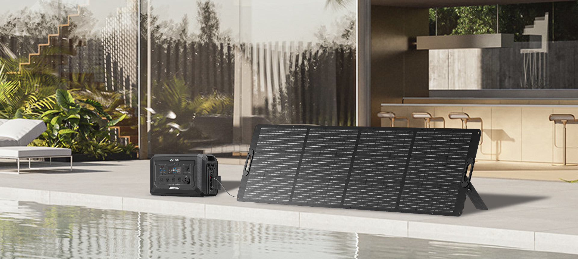 OUPES 240W Foldable Solar Panels: Off-Grid Power