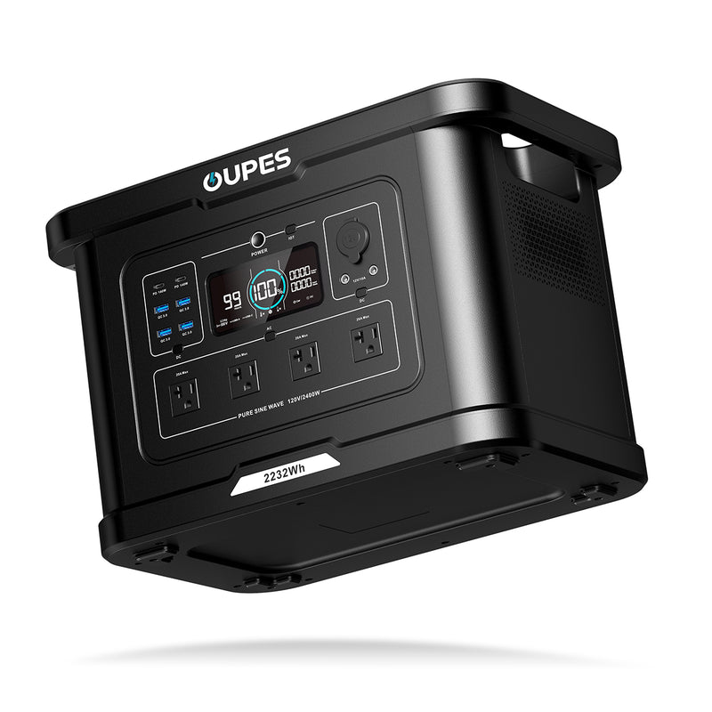 Portable Solar Power Generator 2400W 2232Wh | OUPES Exodus 2400 Station