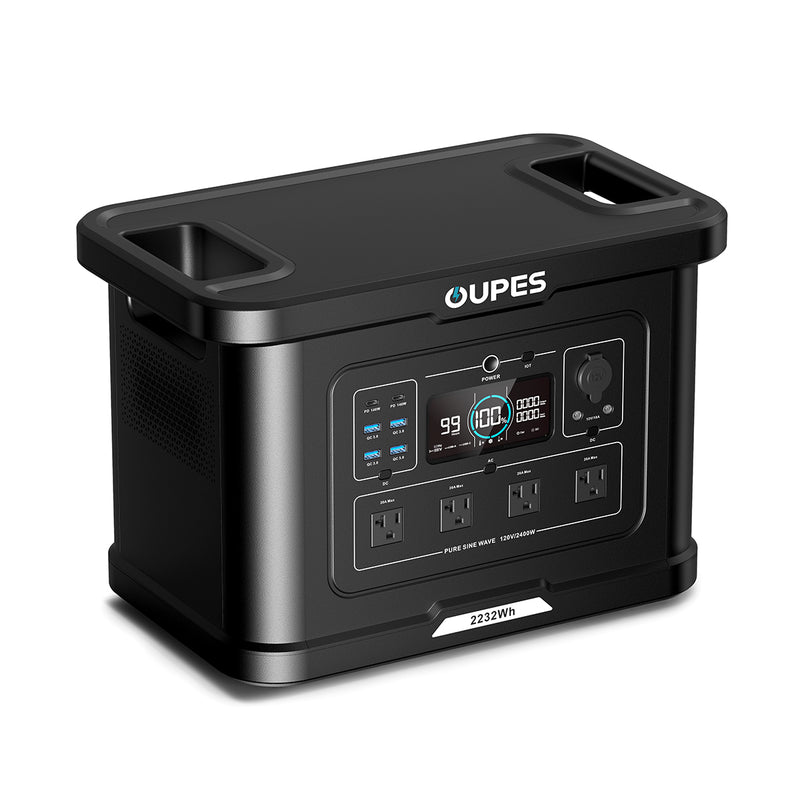 Portable Solar Power Generator 2400W 2232Wh | OUPES Exodus 2400 Station