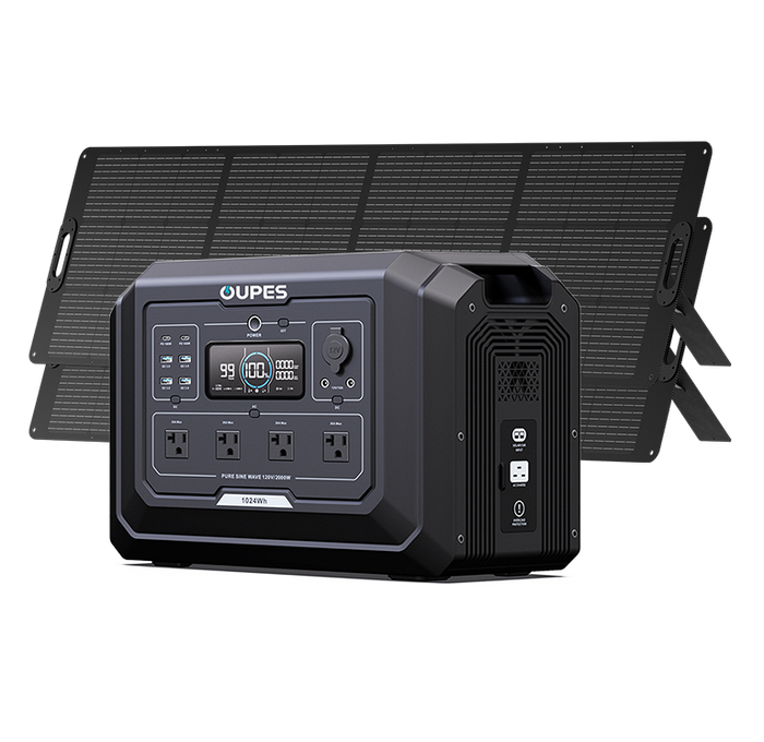 OUPES Mega 1 Home Backup & Portable Power Station | 2000W 1024Wh