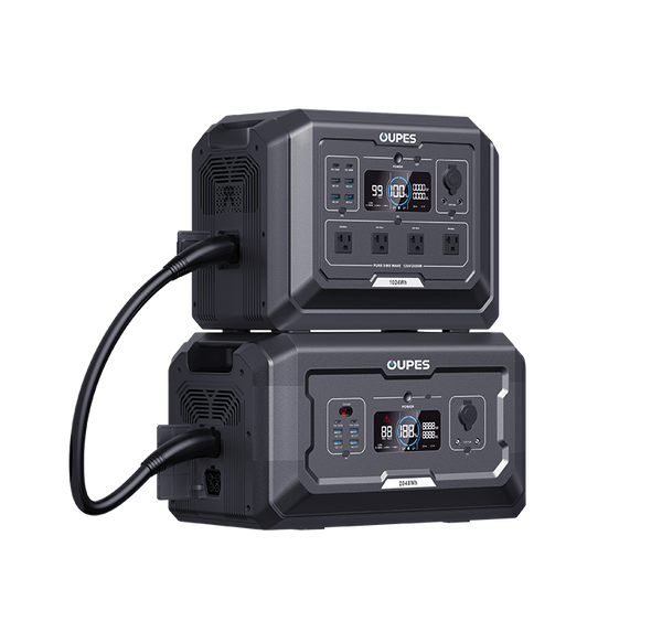 OUPES Mega 1 Home Backup & Portable Power Station | 2000W 1024Wh