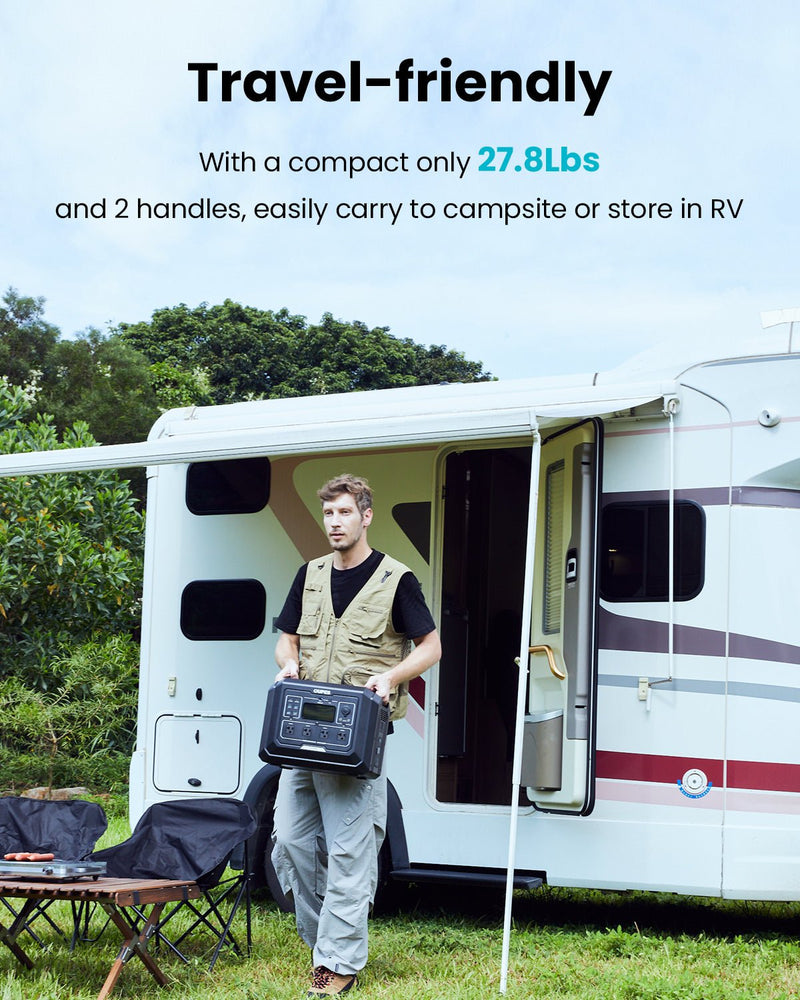 OUPES Mega 1 Portable Power Station 2000W 1024Wh & Home Backup