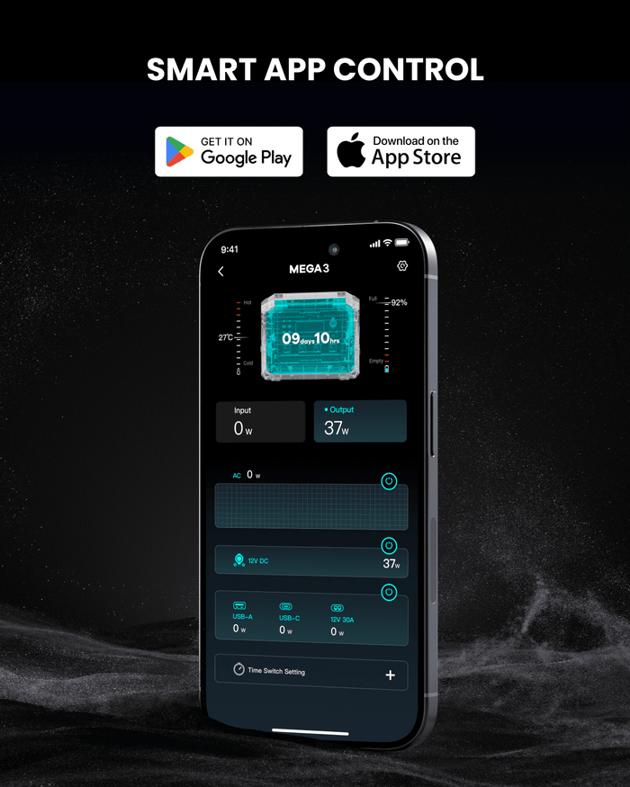 OUPES Mega 3 Series 3072Wh 3600W Portable Power Station for Home Backup