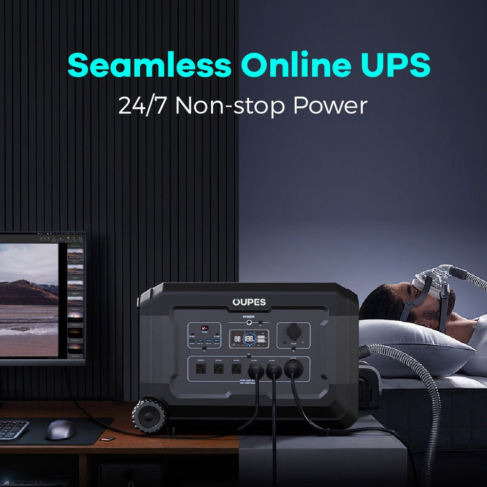 OUPES Mega 3 Backup & Portable Power Station | 3600W 3072Wh